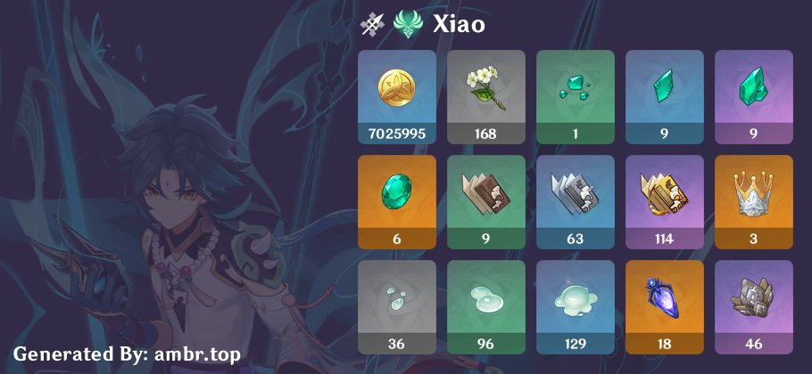 魈 | Project Amber — Genshin Impact Wiki Database