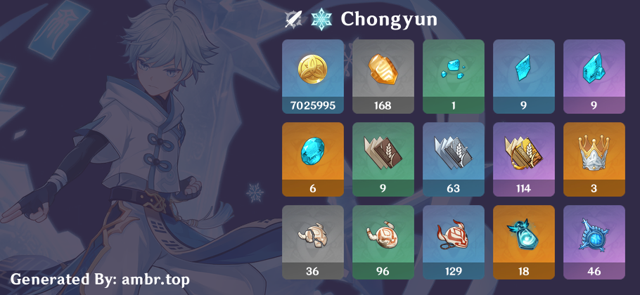 重云 | Project Amber — Genshin Impact Wiki Database