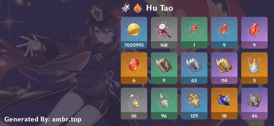 胡桃 | Project Amber — Genshin Impact Wiki Database