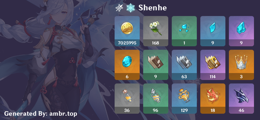 申鹤 | Project Amber — Genshin Impact Wiki Database