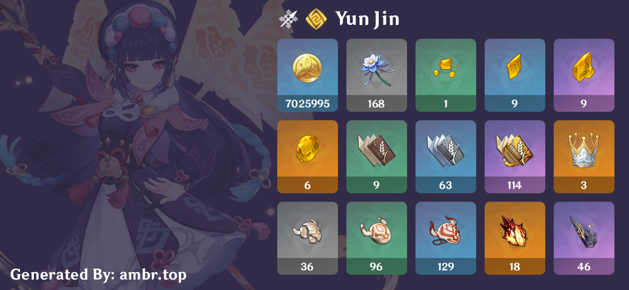 雲菫 | Project Amber — Genshin Impact Wiki Database