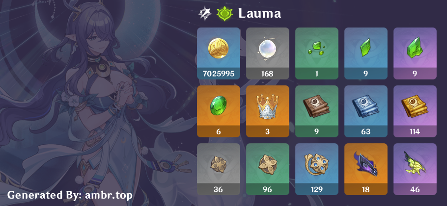 ラウマ | Project Amber — Genshin Impact Wiki Database