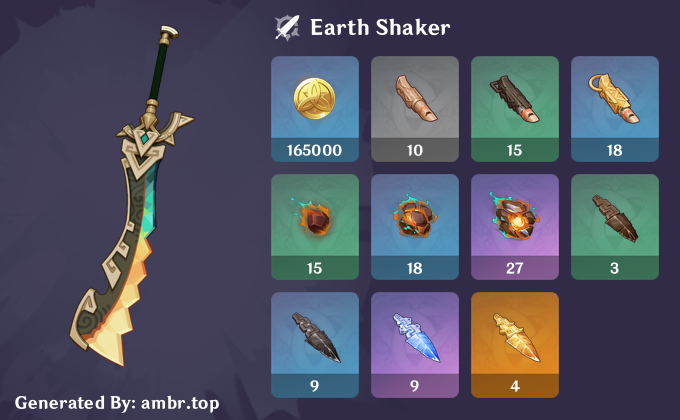 撼地者 | Project Amber — Genshin Impact Wiki Database